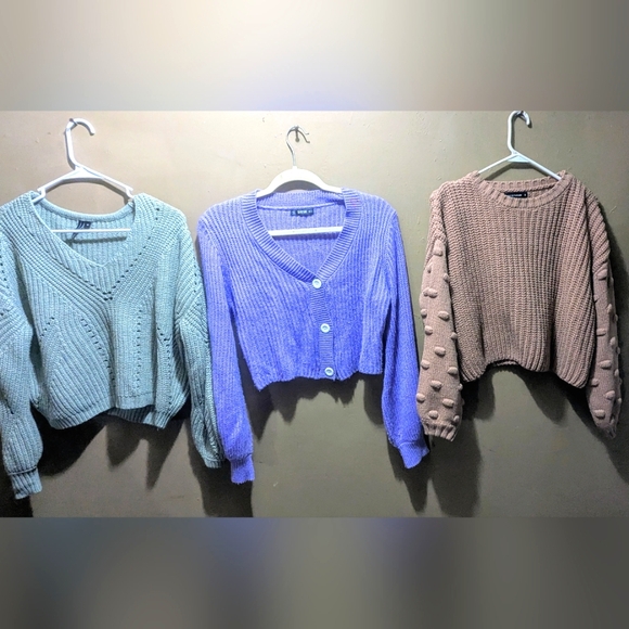 Sweaters | 3 Very Cute Crop Sweaters | Poshmark